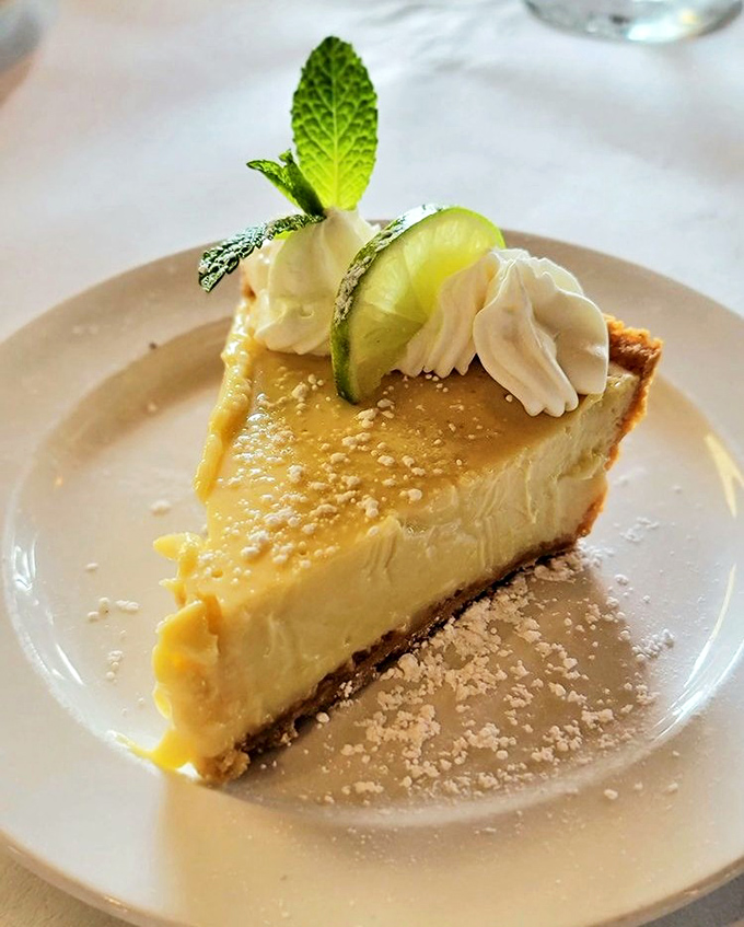 Key lime pie that strikes the perfect sweet-tart balance &ndash; the dessert equivalent of finding a parking spot at the beach on a holiday weekend. 