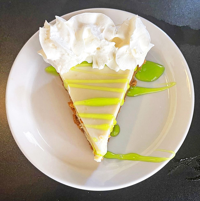 Key lime pie that strikes the perfect balance between sweet and tart&mdash;like a good marriage or that one perfect Seinfeld episode.