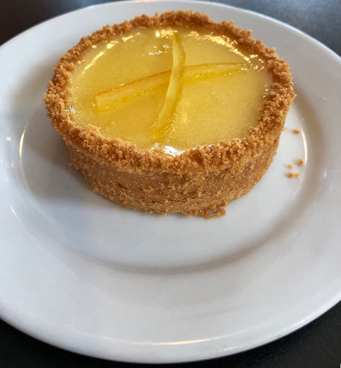 This lemon tart's perfect balance of sweet and tart is the culinary equivalent of finding that perfect song on the radio.