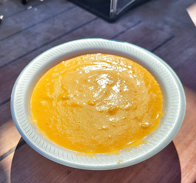 A bowl of sunshine disguised as lobster bisque &ndash; velvety, rich, and worth every spoonful of maritime bliss.