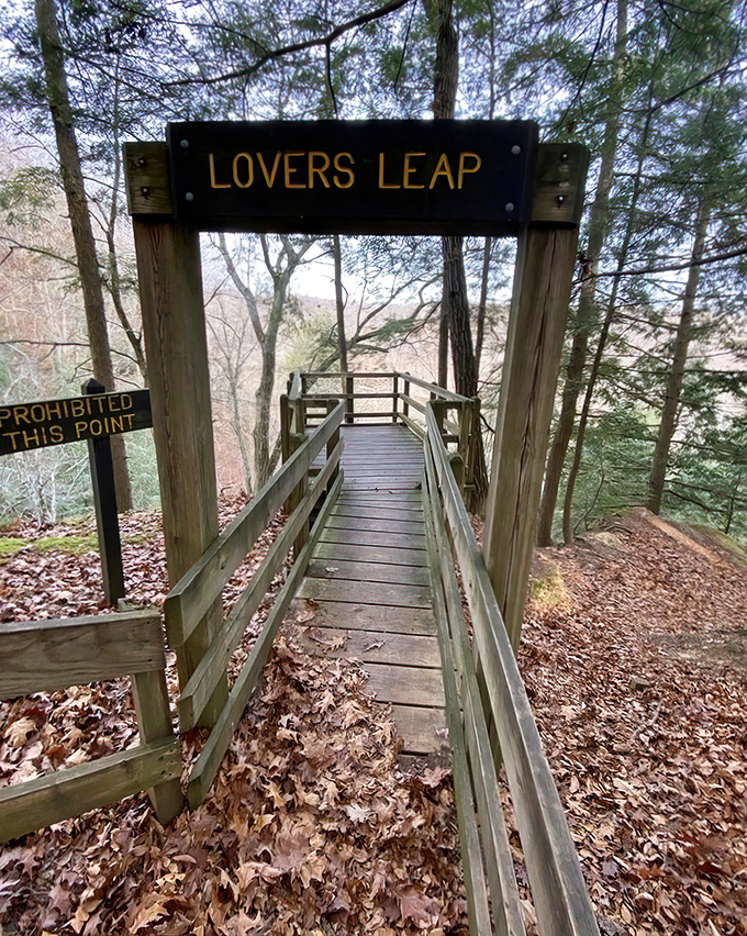 Lovers Leap offers heart-stopping views without the relationship drama—though holding hands while crossing is still highly recommended.