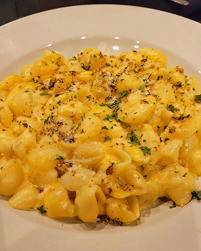 Mac and cheese that puts childhood memories to shame&mdash;creamy, rich, and topped with herbs that make this comfort classic feel surprisingly sophisticated.