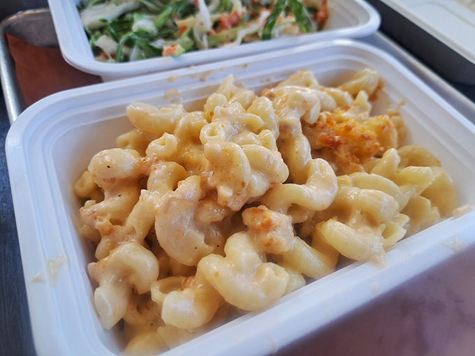 Mac and cheese so creamy, it should come with its own love song &ndash; comfort food at its finest.