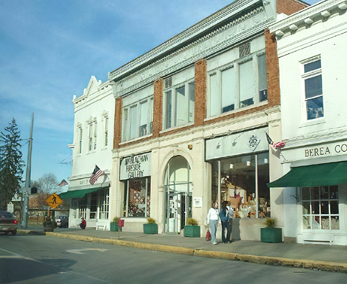 Main Street's historic buildings house local businesses where "shopping local" isn't a bumper sticker&mdash;it's just Tuesday. Charm that chain stores can't manufacture.