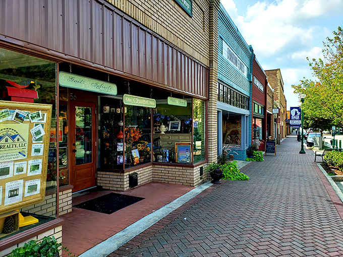 Toccoa's downtown shops invite leisurely browsing on brick-paved sidewalks. The kind of Main Street where shopkeepers might actually remember your name.