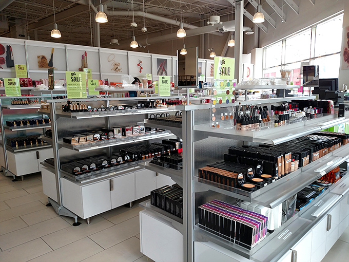 Makeup counters gleam under perfect lighting, offering the promise that yes, this mascara might actually change your life.