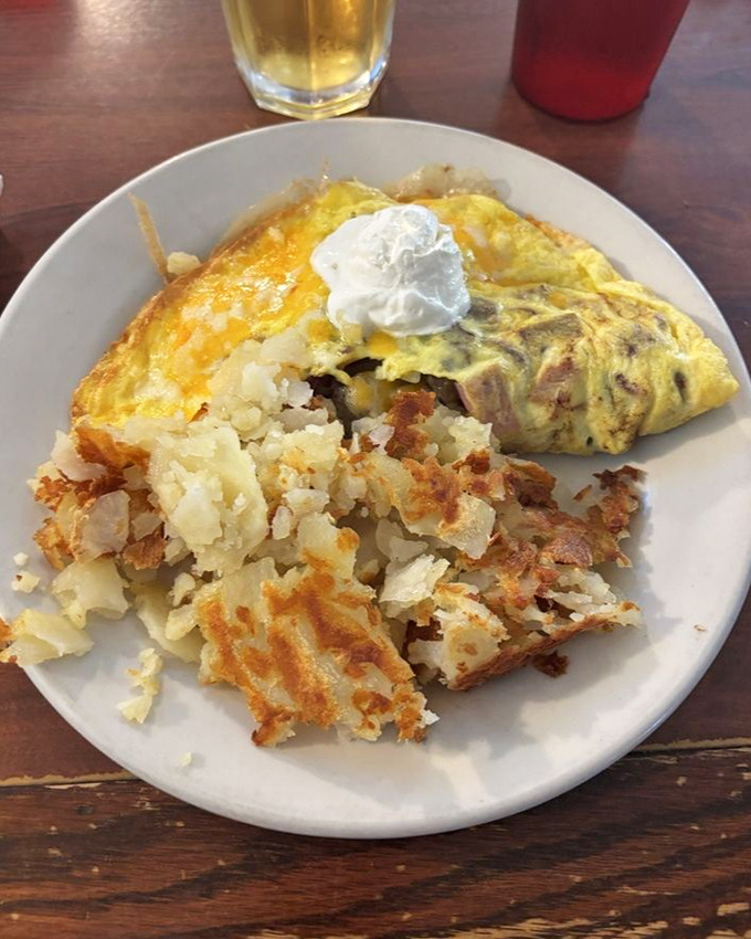 This omelet is the breakfast equivalent of a blockbuster movie&mdash;starring eggs, cheese, and a supporting cast of perfectly saut&eacute;ed vegetables.