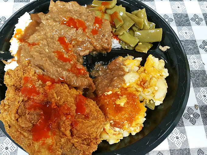 This meatloaf doesn't suffer from an identity crisis. It knows exactly what it is: hearty, savory perfection topped with tangy sauce.