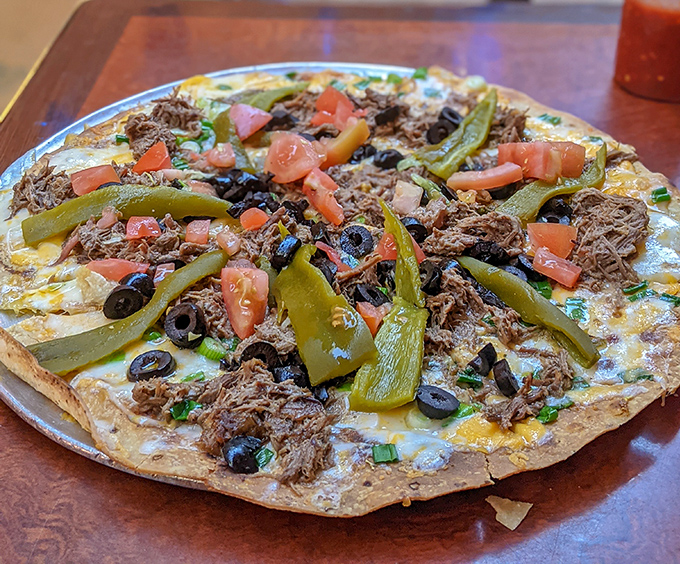 Mexican pizza proves that international relations can be delicious when cheese acts as the diplomatic ambassador between cultures.