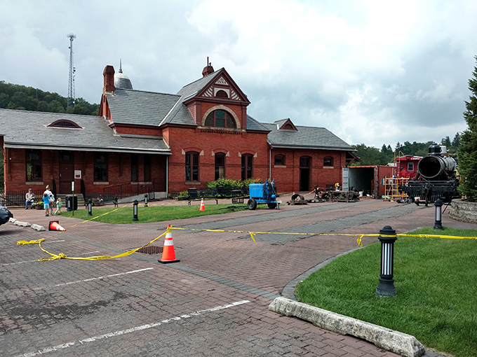 Oakland's historic B&O Railroad Station stands as a brick-and-mortar reminder of when train whistles were the town's most exciting soundtrack.