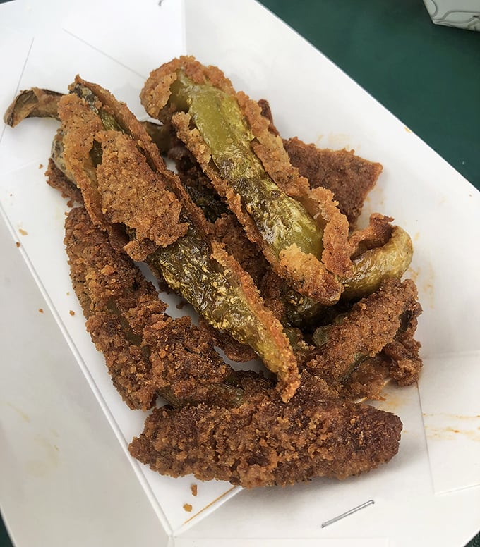 Crispy fried pickles that shatter with each bite&mdash;the perfect marriage of tangy dill and crunchy coating that defies you to eat just one.