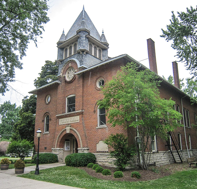 The Old Town Hall wears its age like a badge of honor, complete with original character.