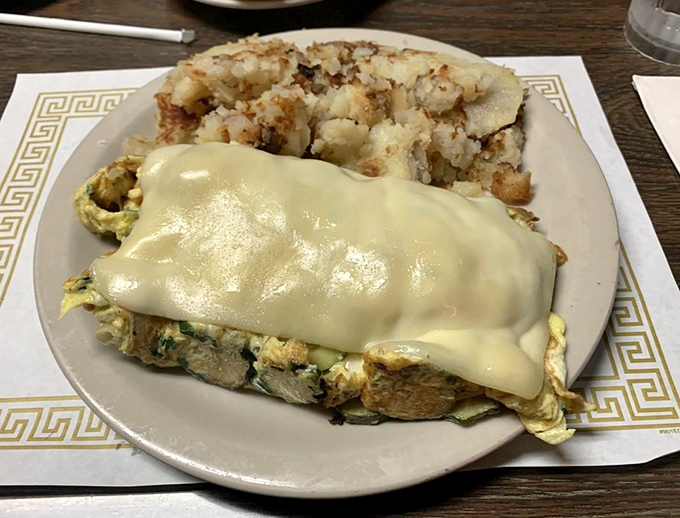 This isn't just an omelet &ndash; it's a cheese-draped miracle that makes you wonder why you ever bothered with those sad homemade versions.