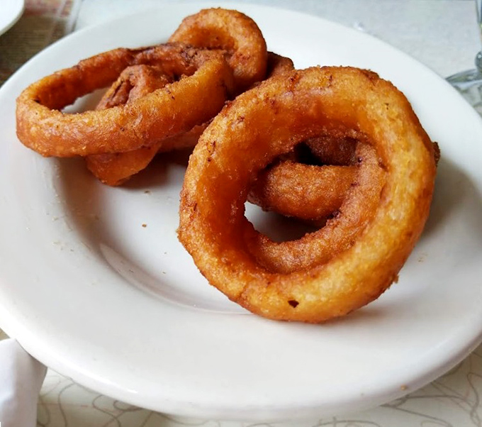 Onion rings with that perfect crunch-to-softness ratio&mdash;the kind that make you wonder why we don't consider them a legitimate breakfast food.