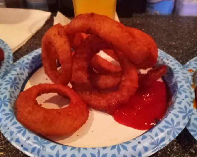 These onion rings aren't just fried &ndash; they're transformed into golden halos of crunch that make ketchup feel like it finally met its soulmate.