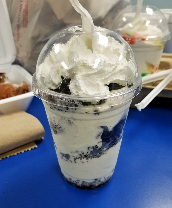 This isn't just an Oreo milkshake&mdash;it's a black-and-white masterpiece that makes you wonder why we ever bothered inventing molecular gastronomy.