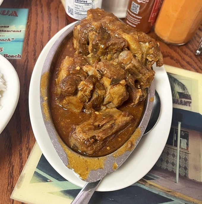 Oxtail stew simmering in its own rich sauce&mdash;this is what comfort food dreams are made of.
