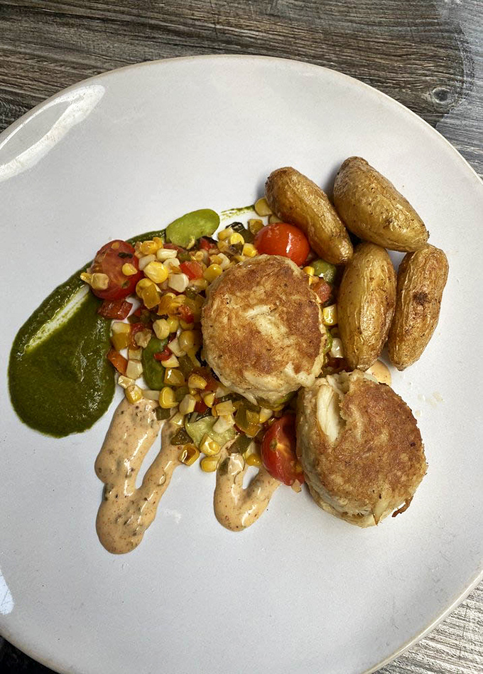 Crab cakes that actually taste like crab &ndash; a revolutionary concept that Tonic executes with Delaware panache and minimal filler.