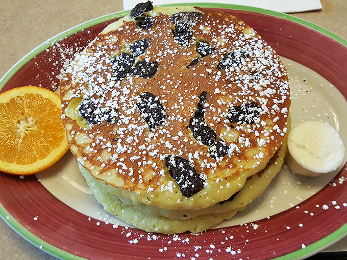 Pancakes that don't just satisfy hunger but spark joy&mdash;golden, fluffy, and dusted with powdered sugar like the first perfect snowfall.