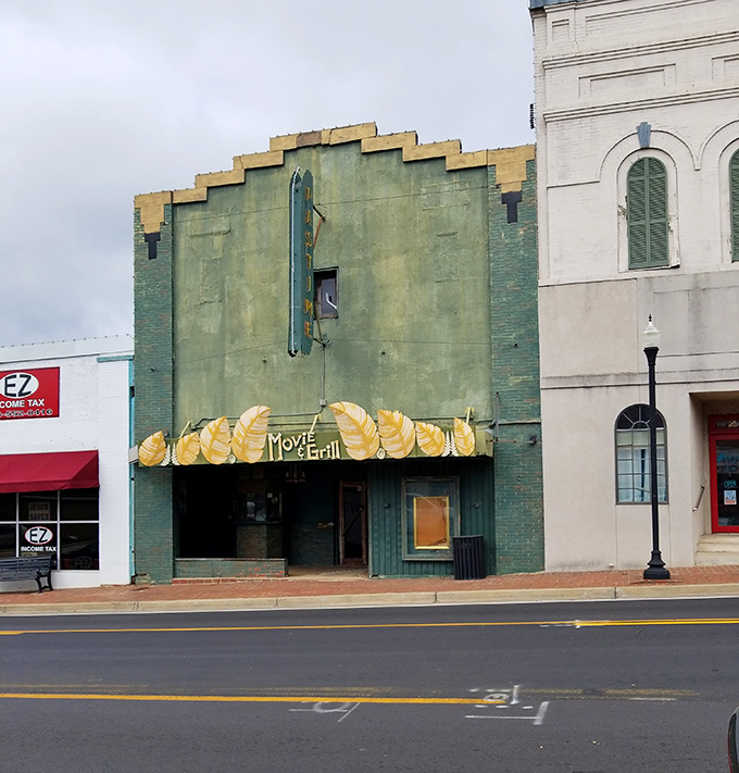 The vintage Pastime Theater's Art Deco fa&ccedil;ade promises entertainment the old-fashioned way&mdash;no streaming services required in this slice of preserved Americana.