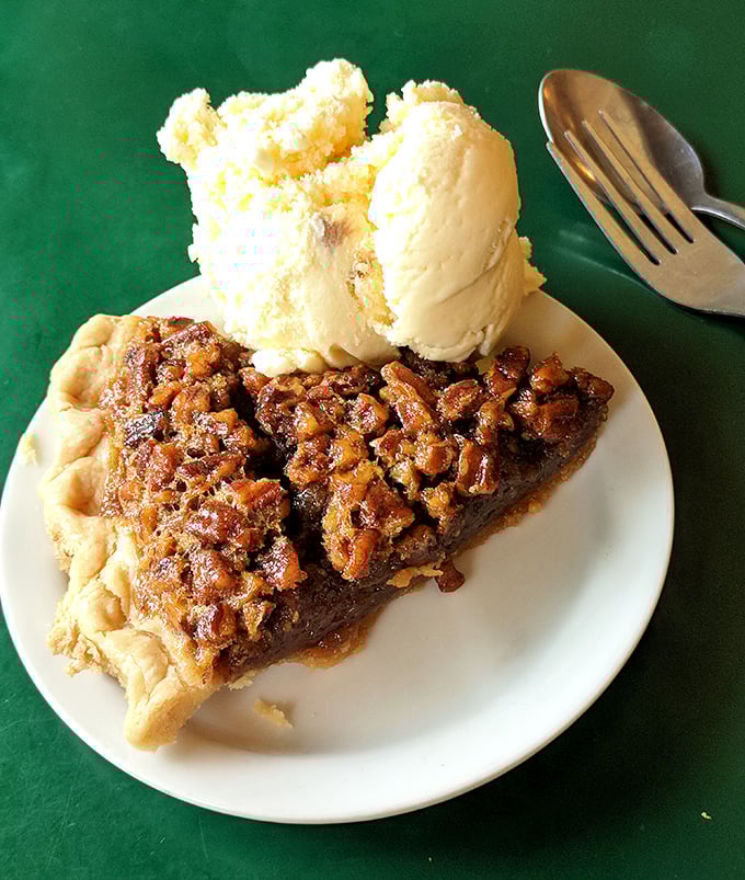 This pecan pie isn't just dessert, it's architecture&mdash;a perfect foundation of flaky crust supporting a caramel-sweet filling crowned with crunchy nuts.