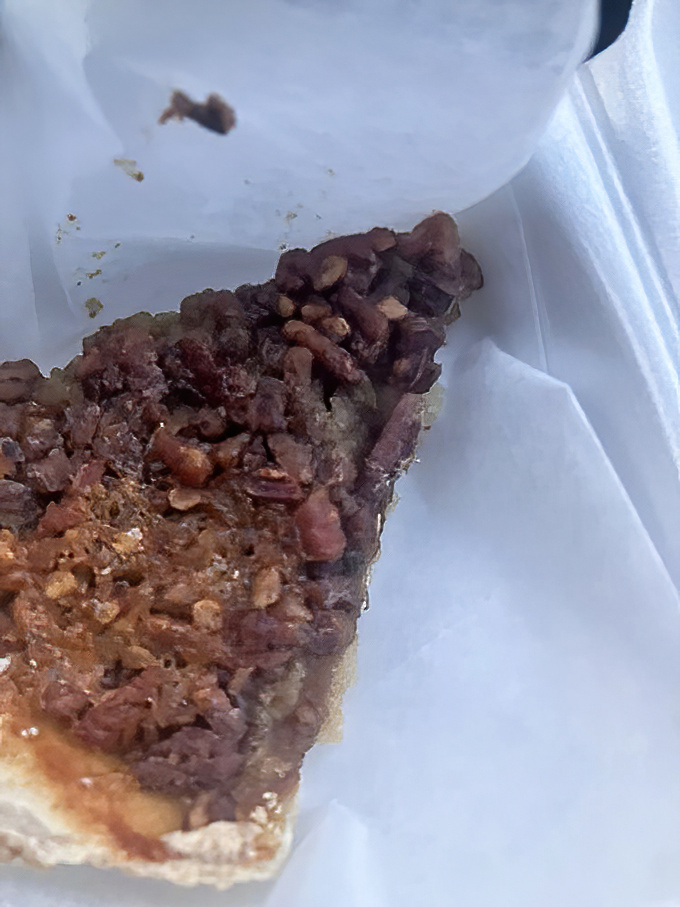 Pecan pie done right &ndash; no skimping on the nuts. This isn't your aunt's holiday disappointment; this is the real deal.