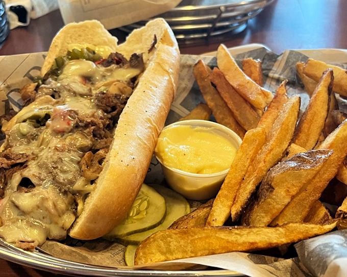 This Philly cheesesteak isn't trying to reinvent the wheel&mdash;it's just making that wheel deliciously cheesy and perfectly satisfying.