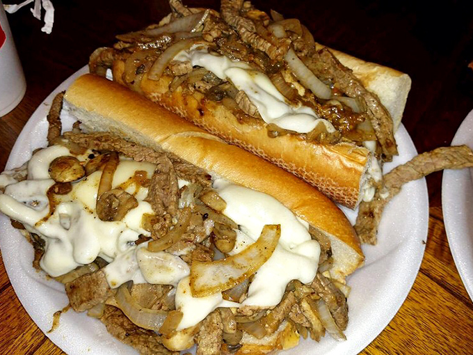 Philly cheesesteaks this good should require a passport. The cheese blankets the meat like it's tucking it in for a nap.