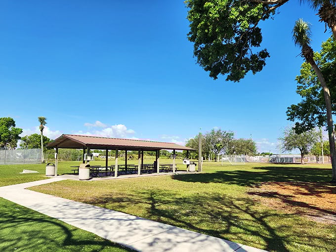 These picnic pavilions host more community potlucks than a Midwest church basement &ndash; and that's saying something.