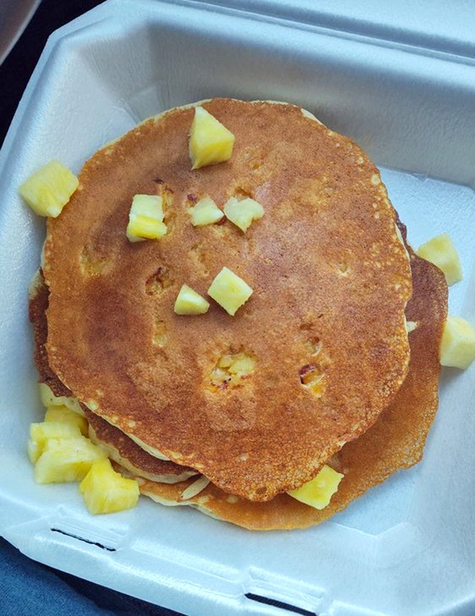Pineapple pancakes that bring sunshine to your breakfast table&mdash;proof that sometimes the best way to start your day is with dessert disguised as breakfast.