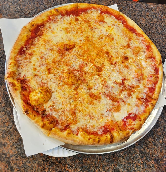 Golden, bubbly, and sporting that perfect brick oven char&mdash;this is what pizza dreams are made of, folks.