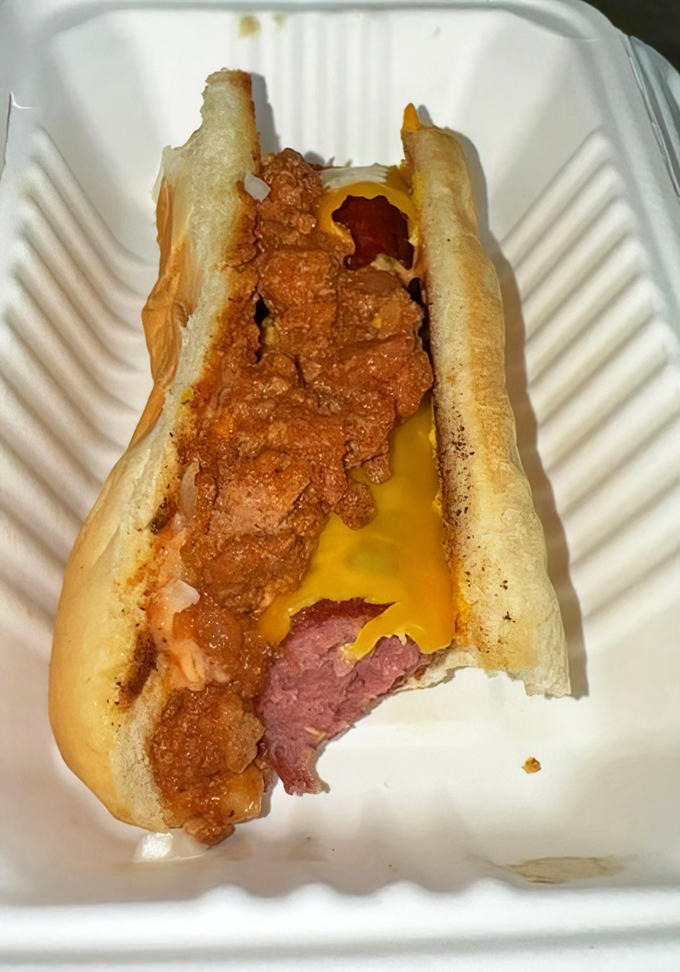 This Polish sausage sandwich is what happens when simple ingredients achieve their highest purpose. The toasted bun cradles that snappy sausage perfectly.