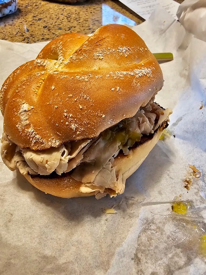 This isn't just a sandwich—it's an edible time machine to when food was honest and smoke was the only seasoning that mattered.