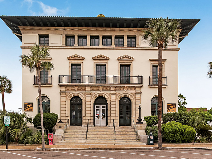 Not just a post office but a Spanish-revival masterpiece that makes mailing a postcard feel like participating in history. Architecture that demands a second look.