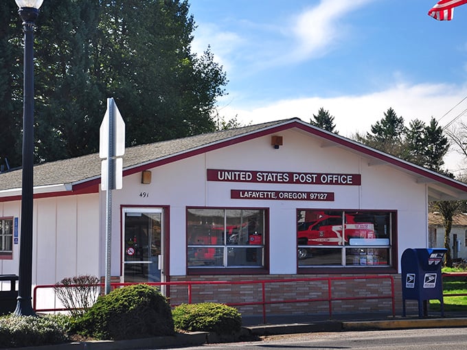 Even the Post Office in Lafayette feels like a nostalgic movie set &ndash; the kind of place where the postal worker knows everyone by name.