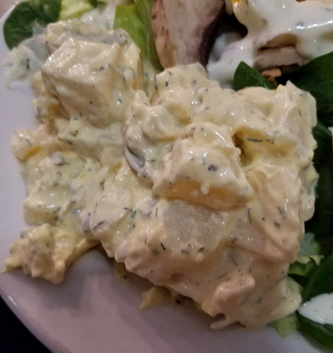 Not your grandmother's potato salad&mdash;unless your grandmother was a culinary genius who understood the perfect mayo-to-potato ratio.