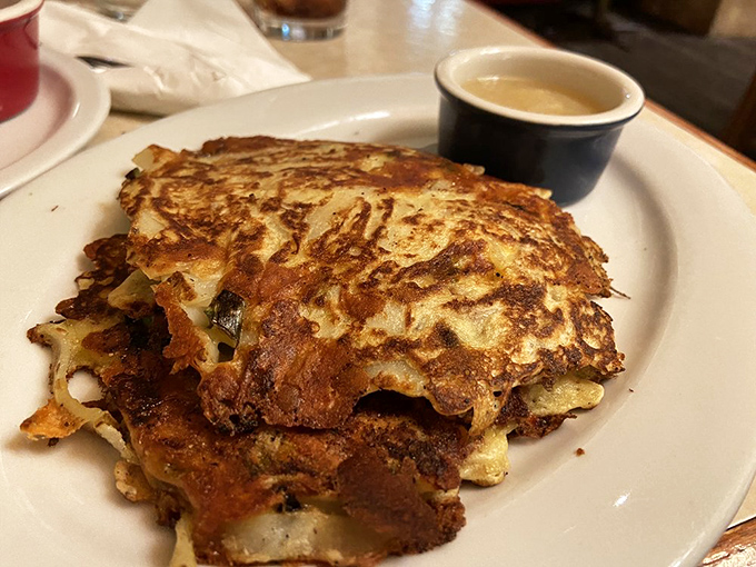 These aren't just hash browns; they're a potato's highest calling&mdash;crispy, golden latticework that makes you question why you'd eat potatoes any other way.