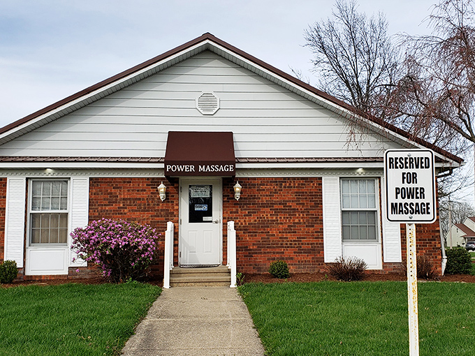 In a world of high-pressure spas, Power Therapeutic Massage's unassuming brick house exterior signals the no-nonsense relaxation that stressed muscles truly crave.