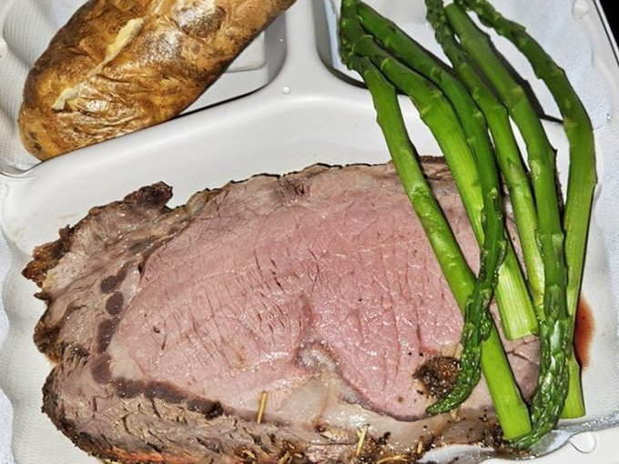 Prime rib that doesn't need fancy presentation to impress. When the meat is this good, simplicity is the ultimate sophistication.