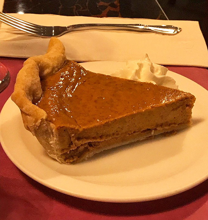 Pumpkin pie that would make grandma jealous, with a flaky crust and silky filling. The perfect finale to a Pennsylvania feast.