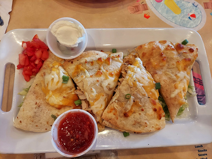 This quesadilla isn't just playing the supporting role &ndash; it's auditioning for the lead with melty cheese and a perfect golden crisp.