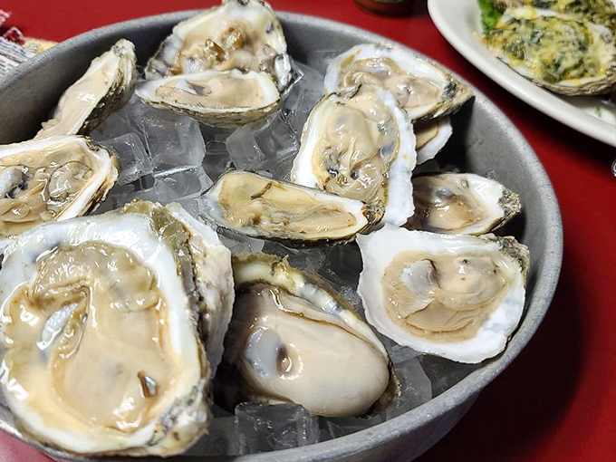 Fresh oysters on ice&mdash;nature's perfect appetizer and proof that sometimes the best cooking involves no cooking at all.
