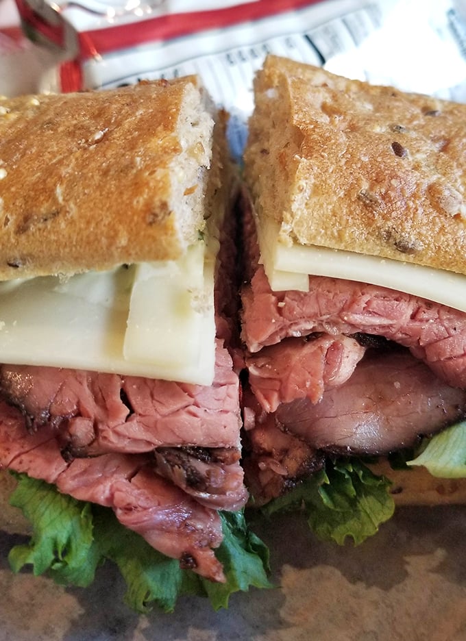 The Reuben sandwich here is architectural perfection&mdash;layers of meat and cheese stacked with the precision of a delicious Jenga tower.