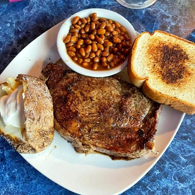 When ribeye meets grill marks this perfect, angels weep tears of joy and vegetarians reconsider their life choices.