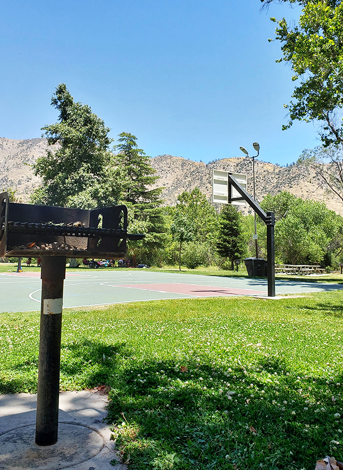 The River View Lodge's classic red exterior and wooden staircase scream "mountain getaway" without the pretentiousness of a luxury resort.