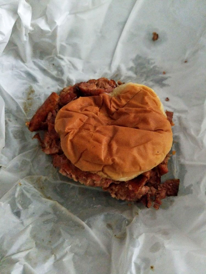 This sandwich could double as a pillow, stuffed with enough tender meat to feed a small village.