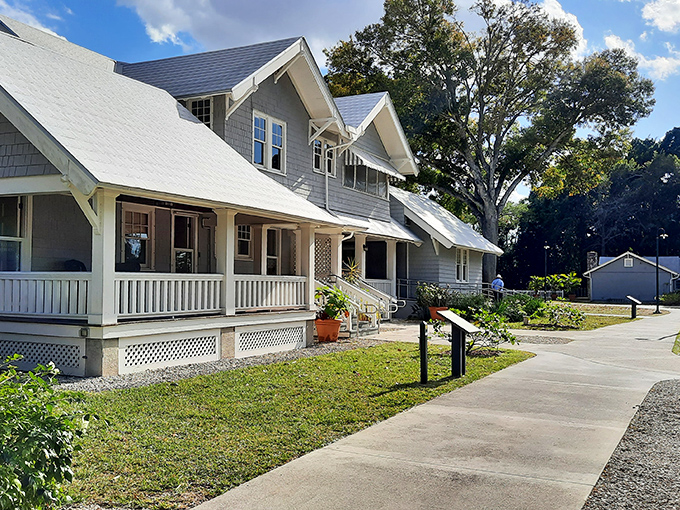 The Sanibel Historical Museum preserves the island's past in charming restored cottages. History with a front porch and rocking chair.