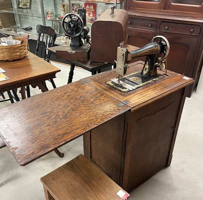 This isn't just a sewing machine; it's a time machine that stitched together wedding dresses, baby clothes, and the fabric of American family life.