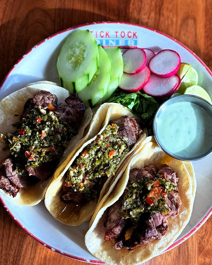 These short rib tacos bring a touch of international flair to the classic diner, proving that sometimes the best traditions are the ones that evolve.