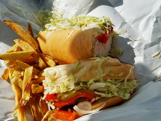 A sandwich so fresh, the vegetables are practically introducing themselves. "Hello, I'm Lettuce, and I'll be enhancing your lunch experience today."